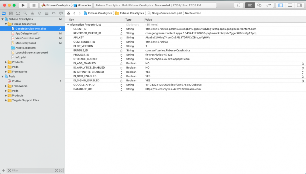 Firebase Crashlytics Integration In Ios Swift Dsym File Required Problem Resolved