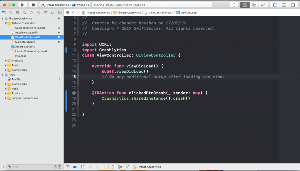 Firebase Crashlytics Integration In Ios Swift Dsym File Required Problem Resolved